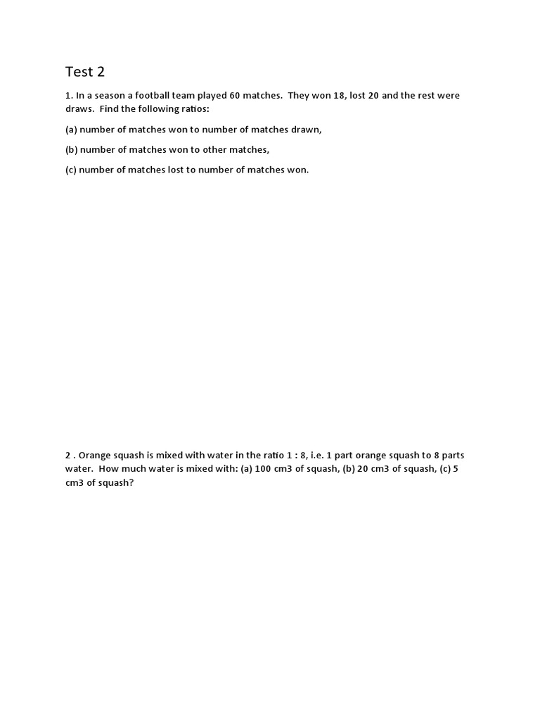 Ratios, Proportions and Rates Word Problems: A Collection of ...