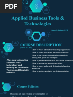 Applied Business Tools in Hospitality | PDF | Product Lifecycle | Business