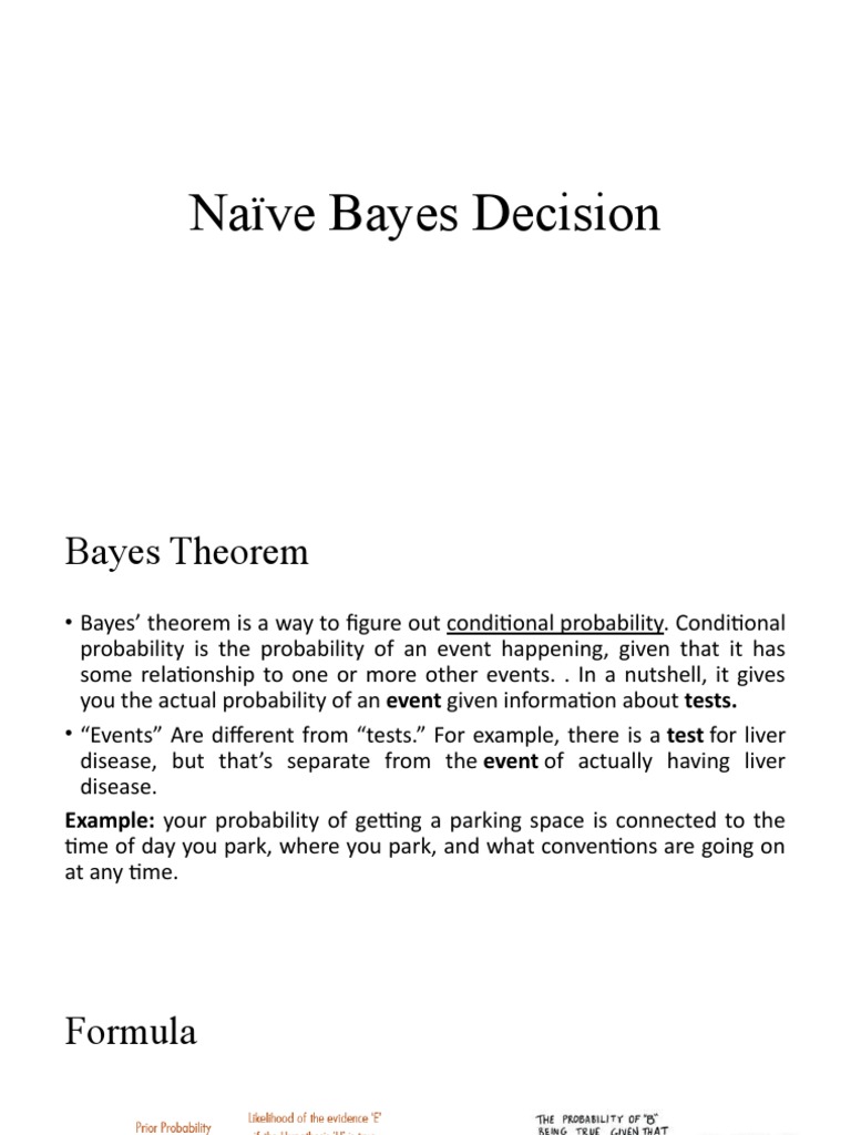 Lecture (Naïve Bayes Classifier) | PDF | Statistical Classification | Statistical Theory
