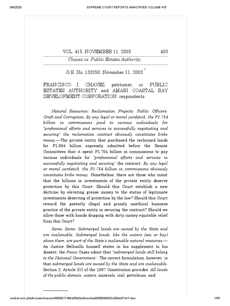 Chavez VS Pea-Amari | PDF | Property | Ownership