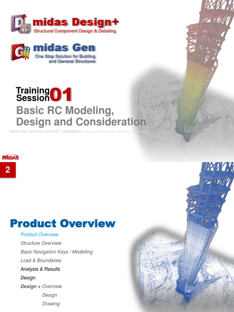 Midas Expert Training 01 Midas Gen PDF | Download Free PDF | Materials ...