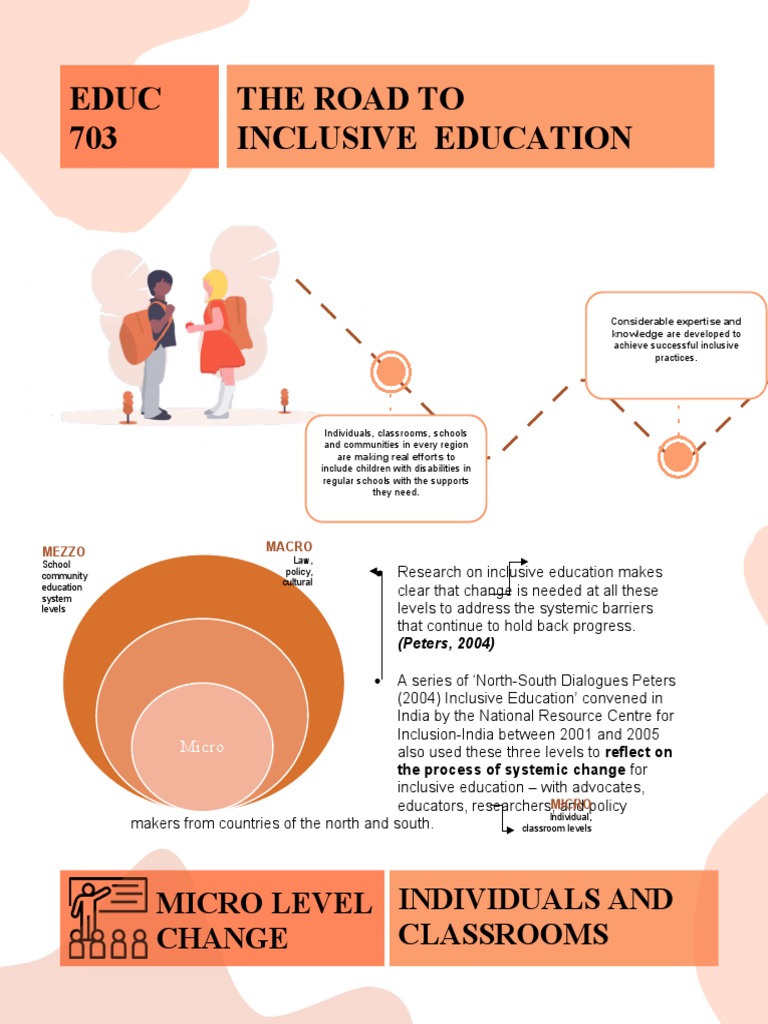 Road To Inclusive Education | PDF | Inclusion (Education) | Special ...