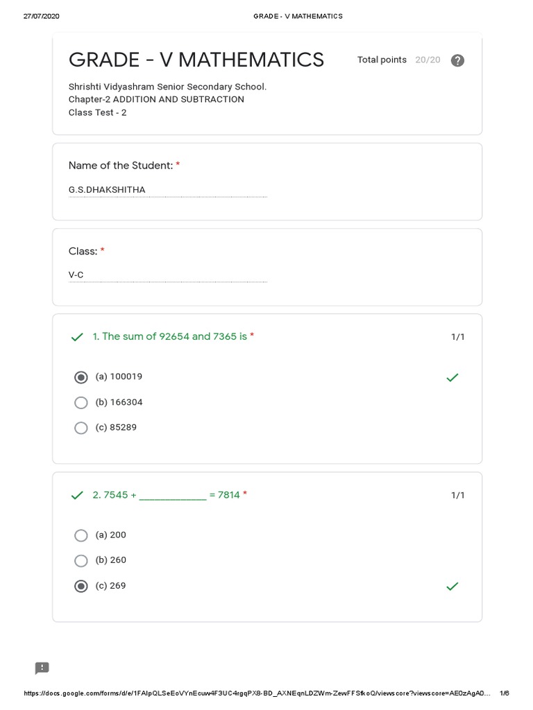 Grade - V Mathematics PDF | Download Free PDF | Teaching Mathematics ...