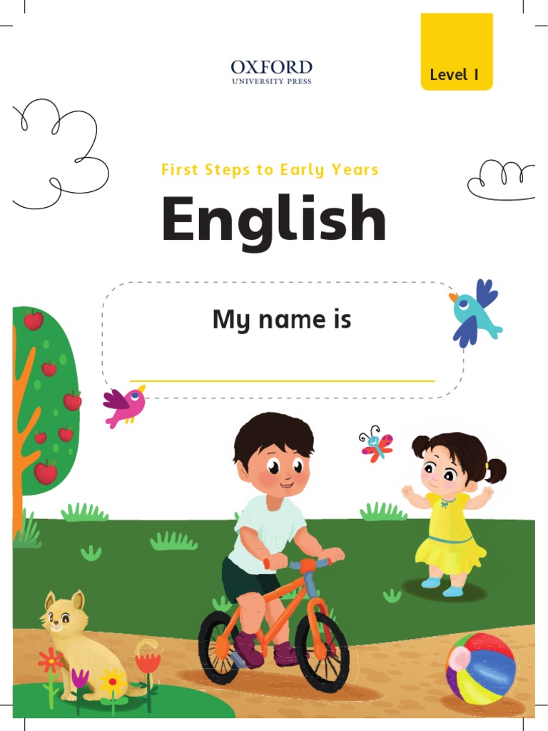 English Book 1 (First Steps To Early Years) | PDF | Phonics | English ...
