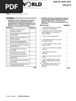 Prepare 7 Test Book Keys | PDF