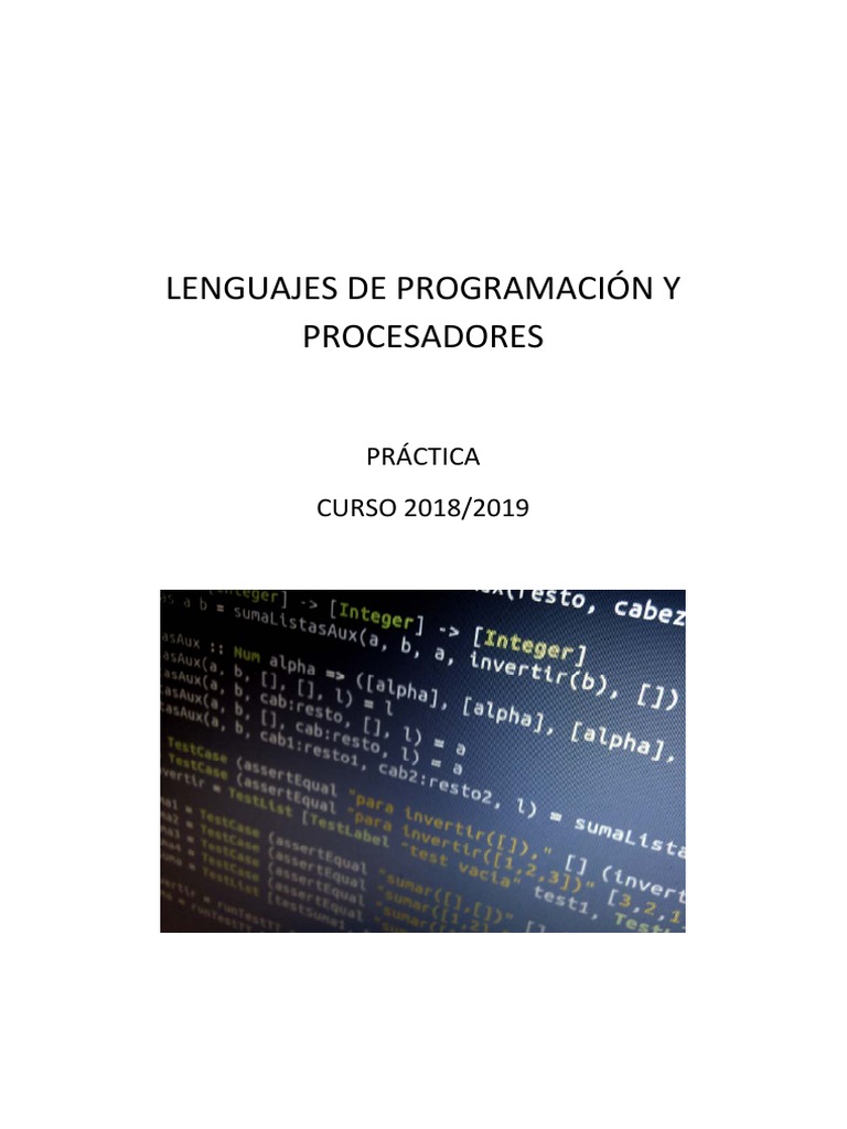 Práctica de Lenguajes y Procesadores | PDF | Lenguaje de programación | Xml