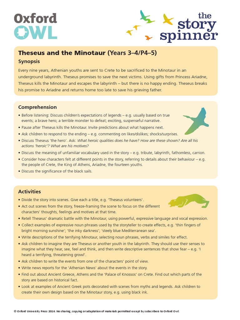 ST Theseus and Minotaur Tns | PDF | Minotaur | Theseus
