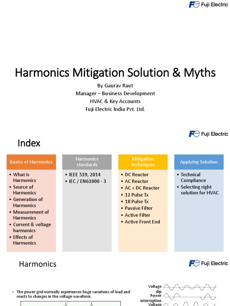 Harmonics Mitigation Techniques Explained | PDF | Rectifier | Inductor