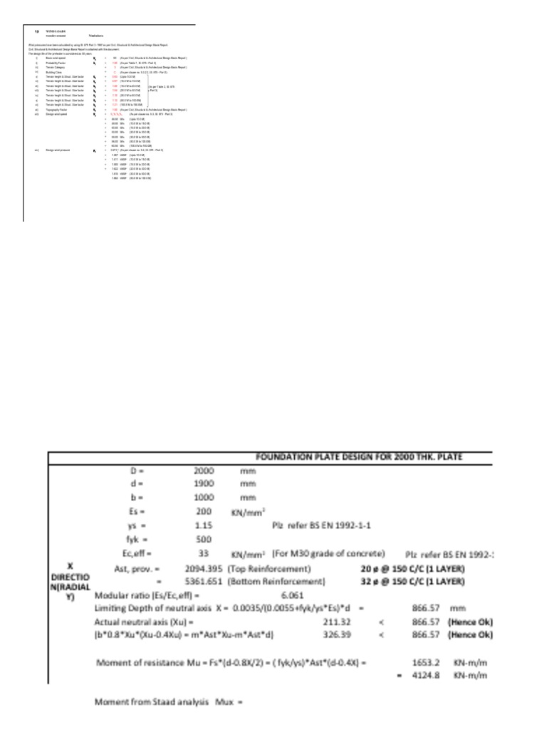Wind Load calculations-VIZAG Clinker Silo | Download Free PDF | Earth ...