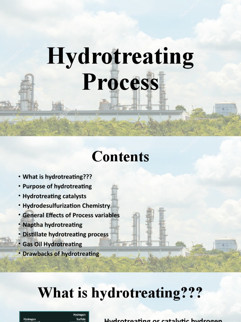 18CH036 Hydrotreating Process | PDF | Cracking (Chemistry) | Hydrocarbons
