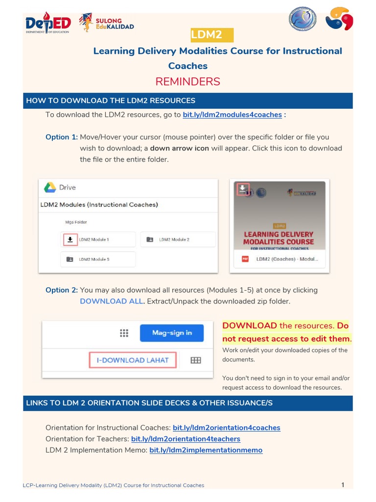 IMPORTANT Reminders | PDF