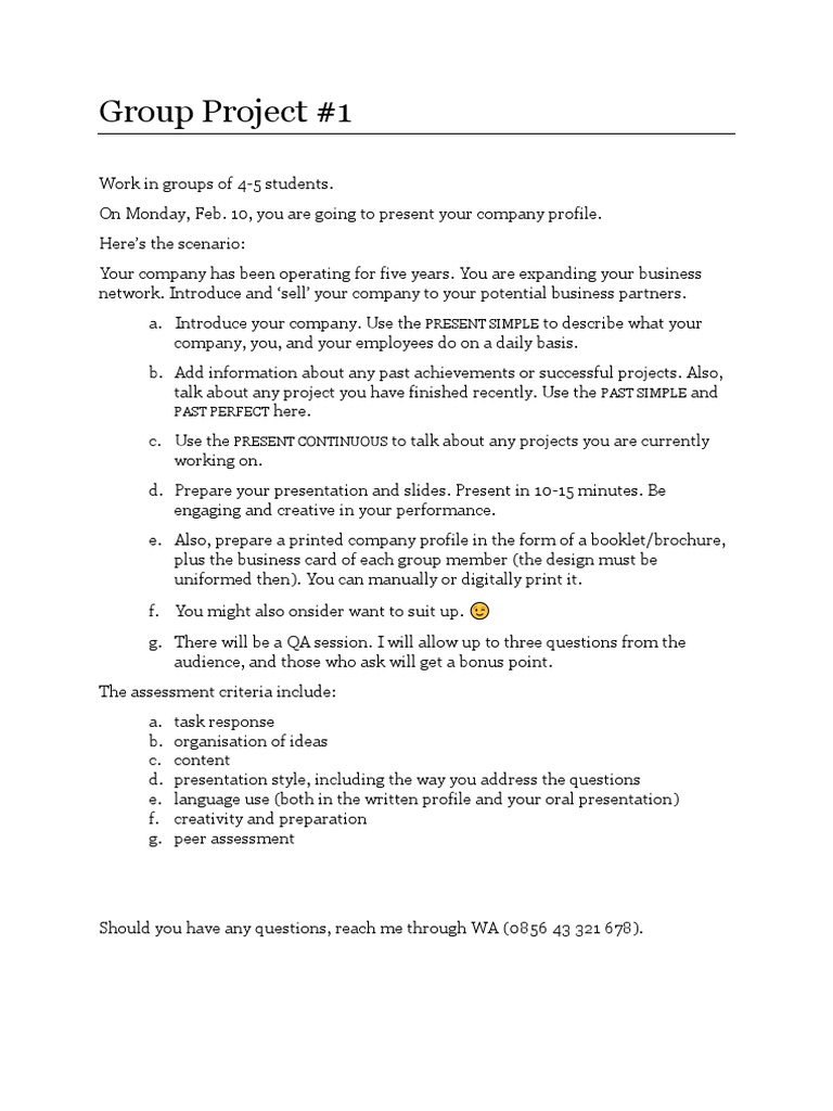 IX401 - Group Project - 01 | PDF | Career & Growth