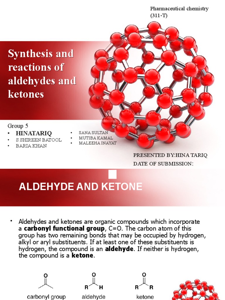 Final PPT Aldehydes and Ketones | PDF | Ketone | Aldehyde