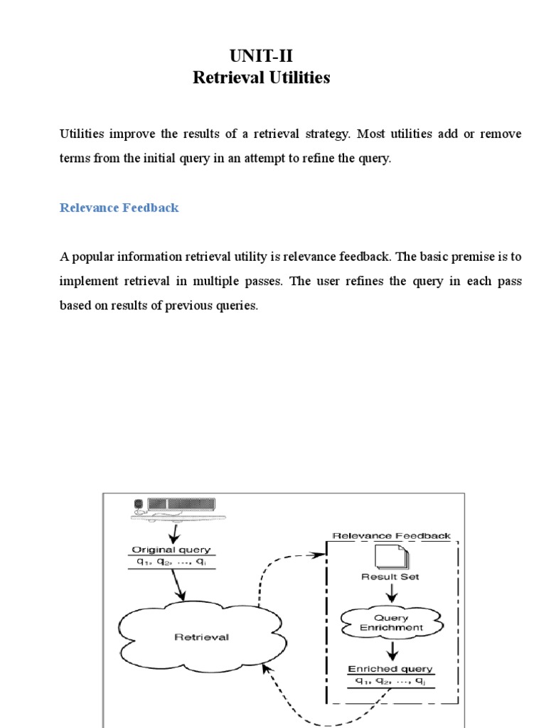 Irs PPT Unit Ii | PDF | Information Retrieval | Cluster Analysis
