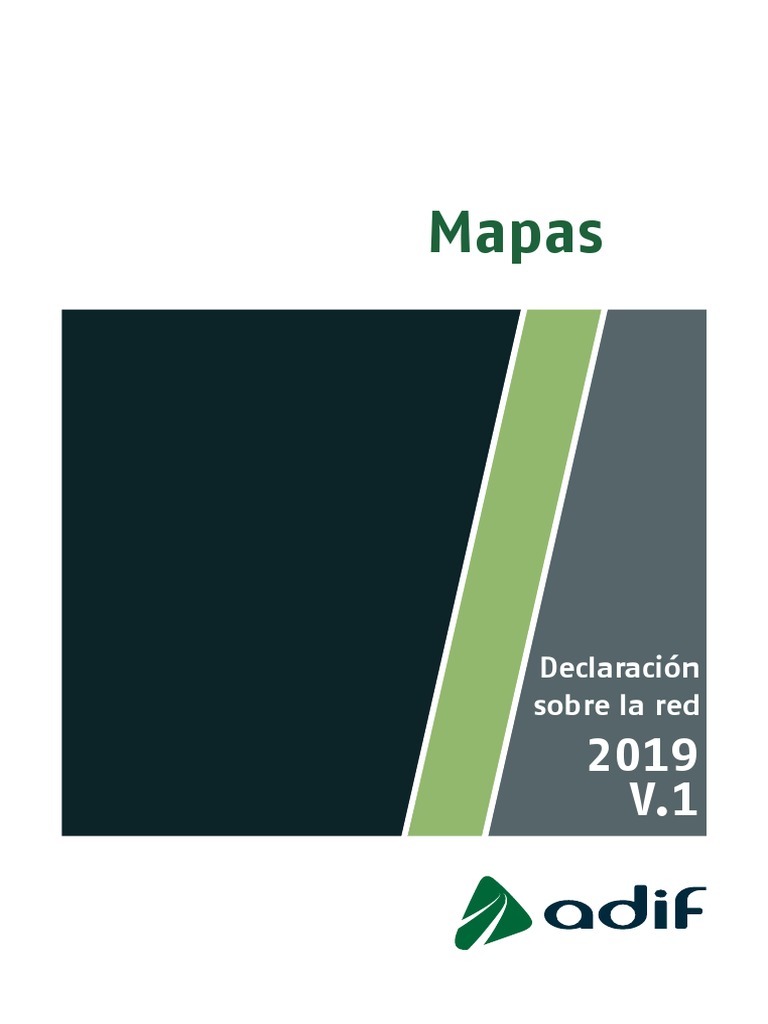 ADIF MAPAS DR-19 - V0 - Mapas PDF | PDF | Transporte sostenible | Compañías ferroviarias