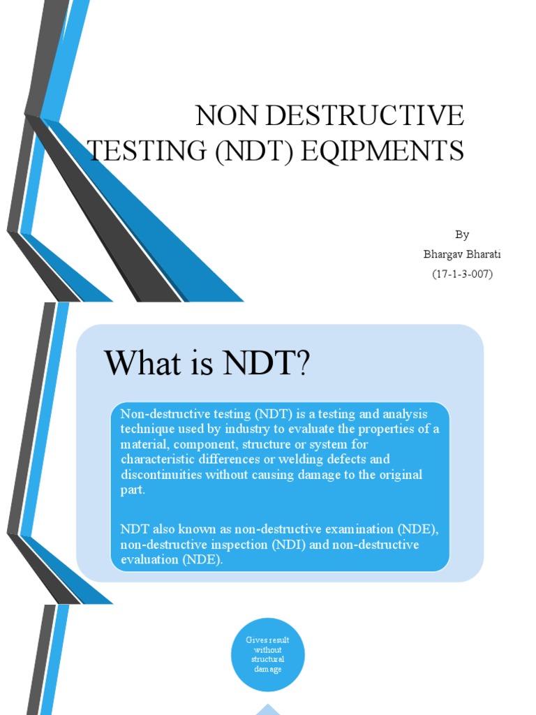 Non Destructive Testing | PDF | Nondestructive Testing | Ultrasound