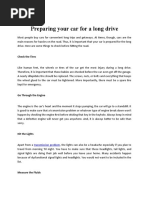 Essential BLOWBAGETS Car Checklist | PDF | Car | Tire