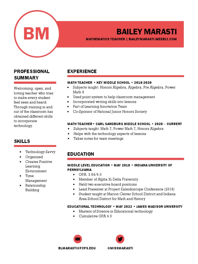 Resume 2020 | PDF