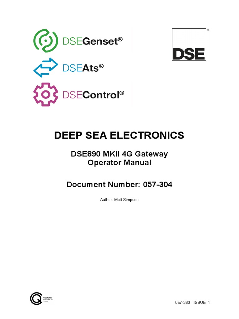 DSE890 MKII 4G Operators Manual | PDF | Usb | General Packet Radio Service