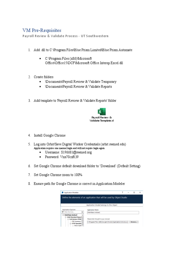 UTSW VM Pre-Requisites | PDF | Internet Explorer | Operating System ...