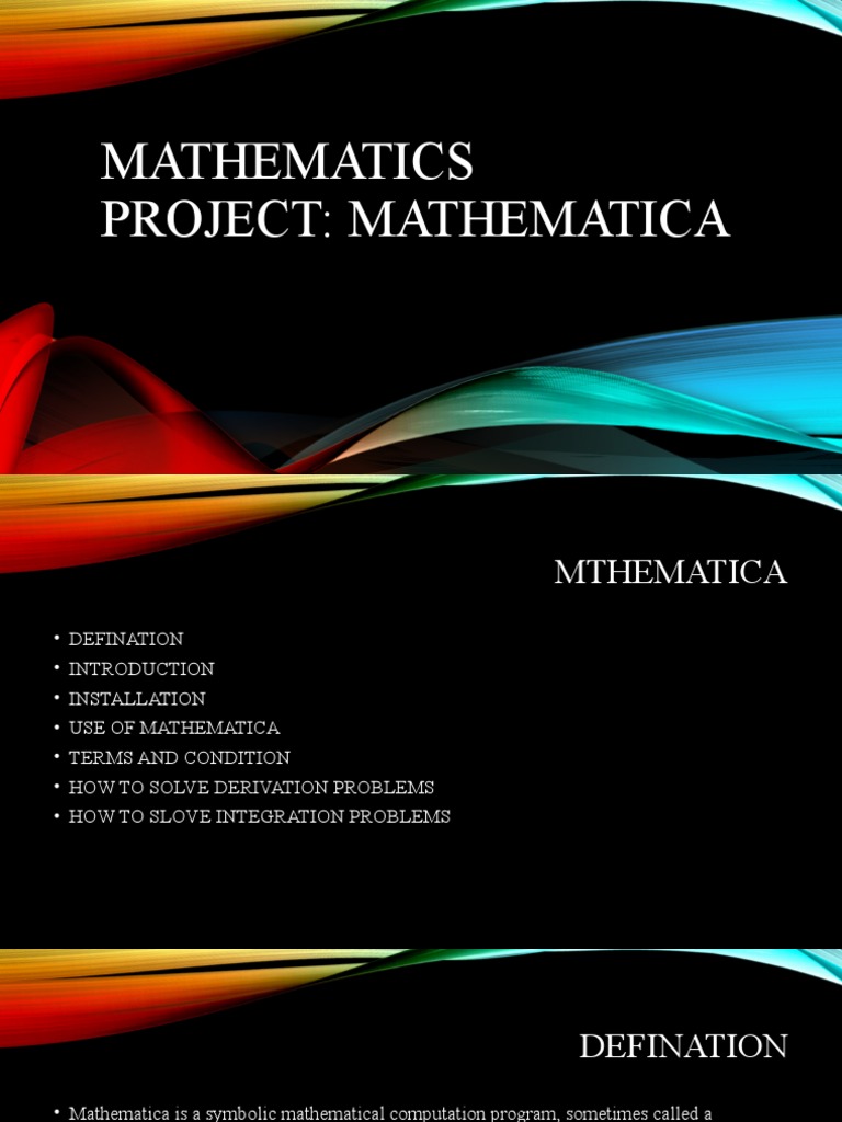 Calculus Project On Mathematica | PDF | Software | Computing
