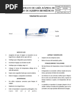 Guia Rapida TEC-5621 y 5631 | PDF | Electrocardiografia | Corazón