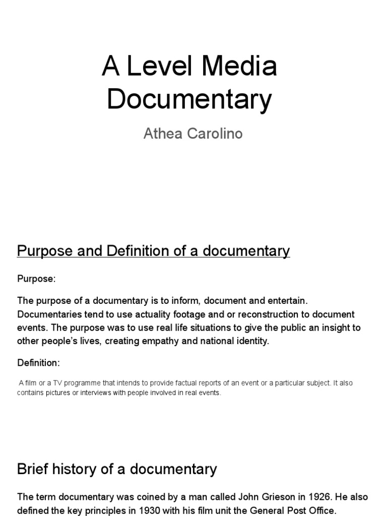 Documentary Types and Structures | PDF | Documentary Film | Narrative