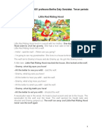 Little Red Riding Hood Comprehension Questions | PDF