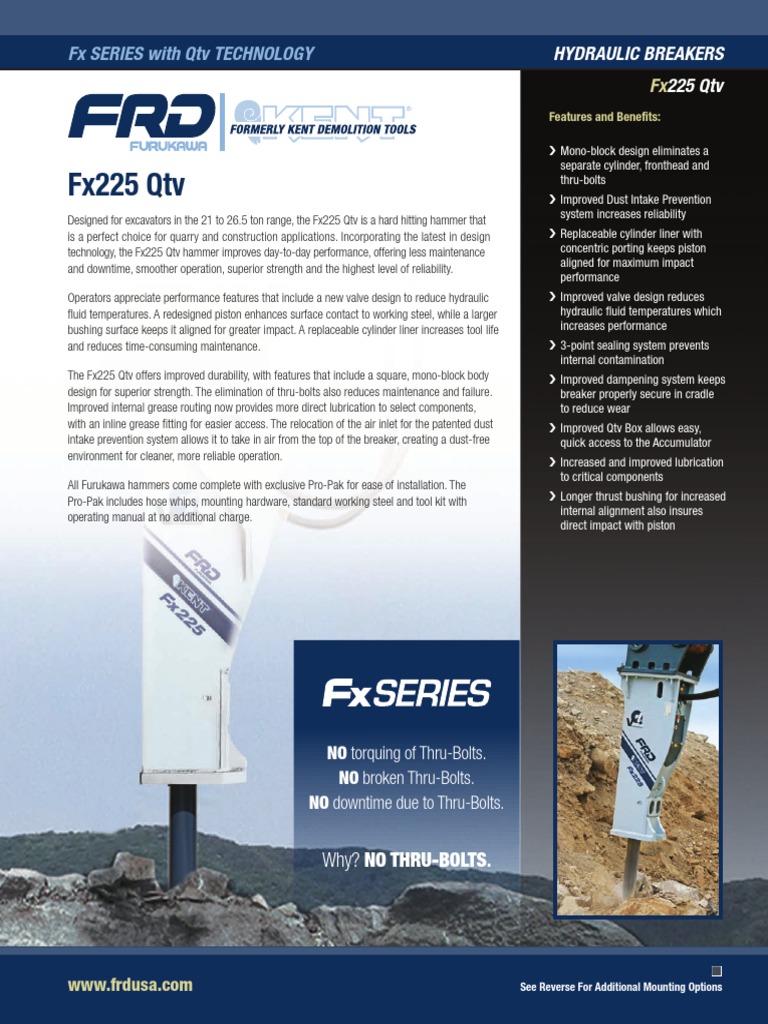 FX Series With QTV Technology | PDF | Piston | Cylinder (Engine)
