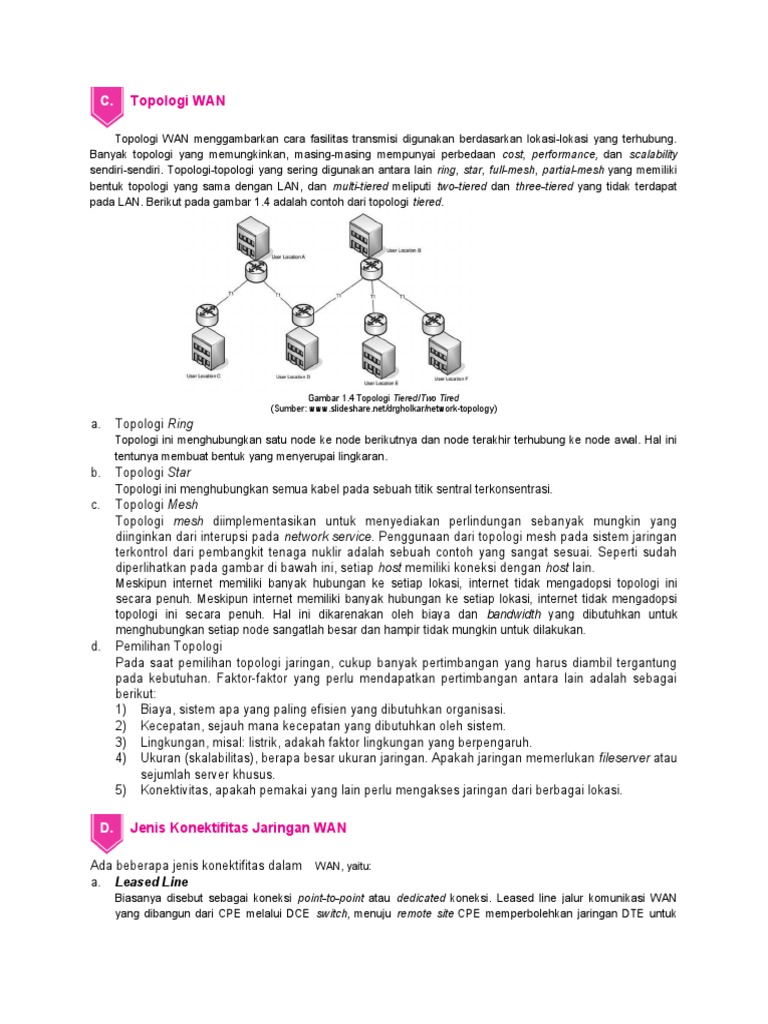 Topologi WAN | PDF | Teknologi & Rekayasa