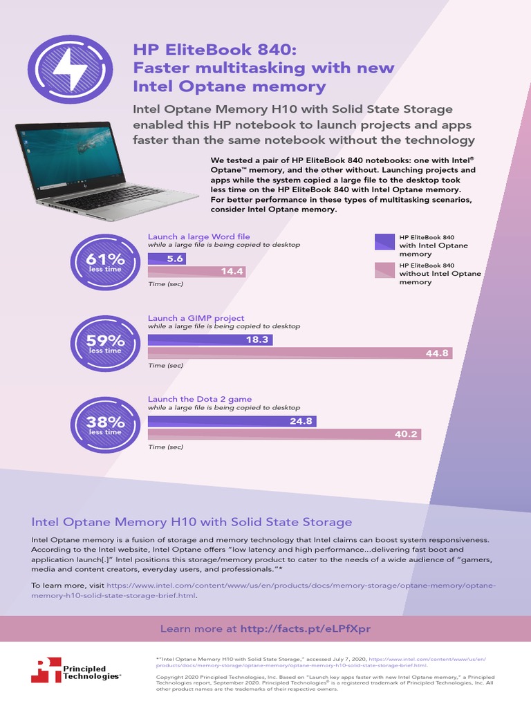 HP EliteBook 840: Faster Multitasking With New Intel Optane Memory ...