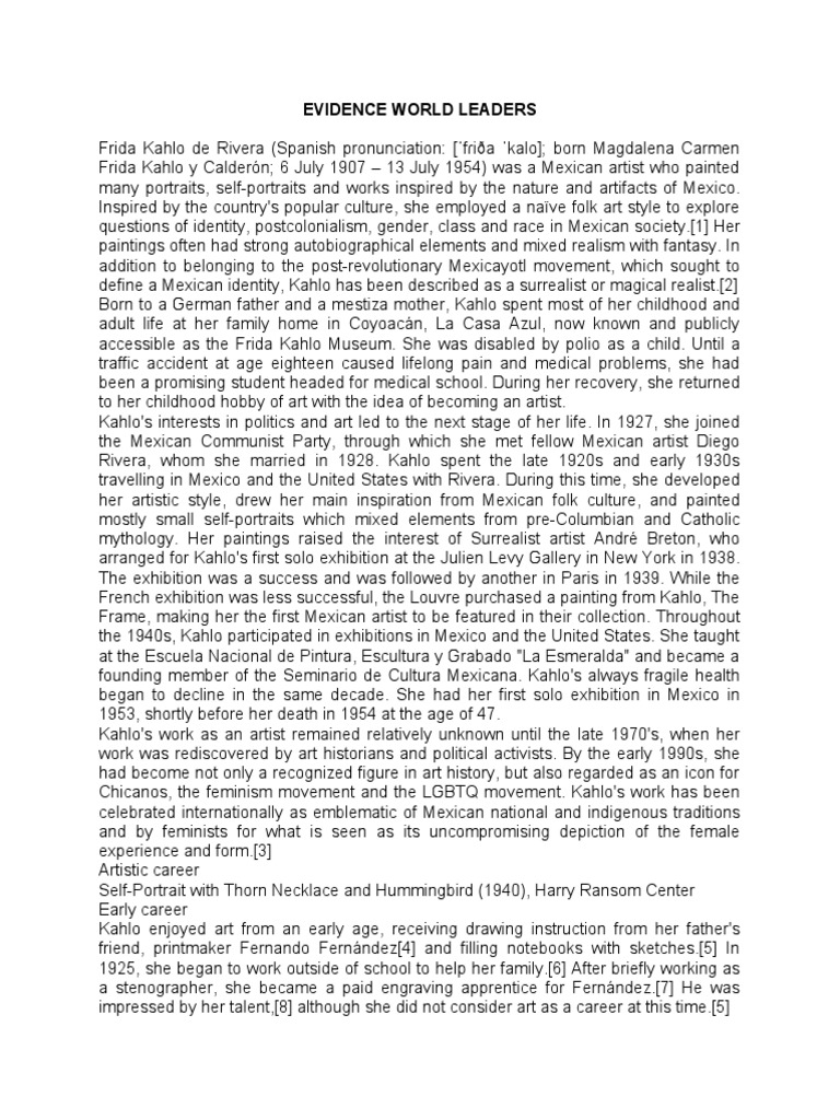 Frida Kahlo: Exploring Identity, Politics, and Mexican Culture Through ...