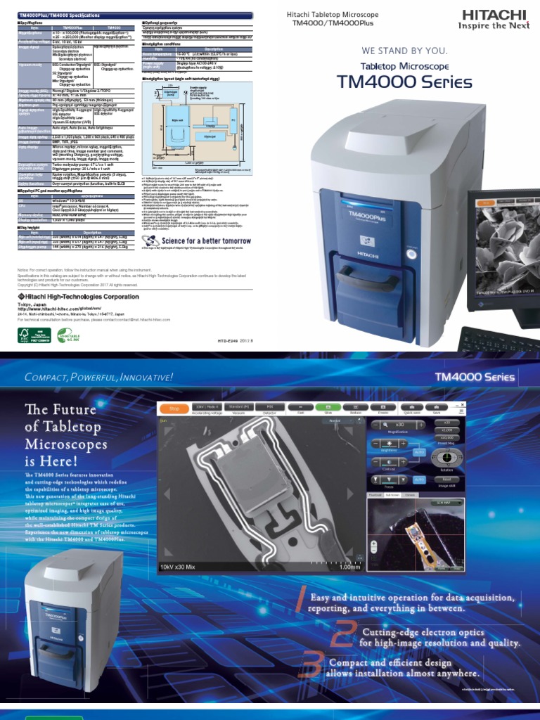 Series TM4000: We Stand by You | PDF | 3 D Computer Graphics | Electron