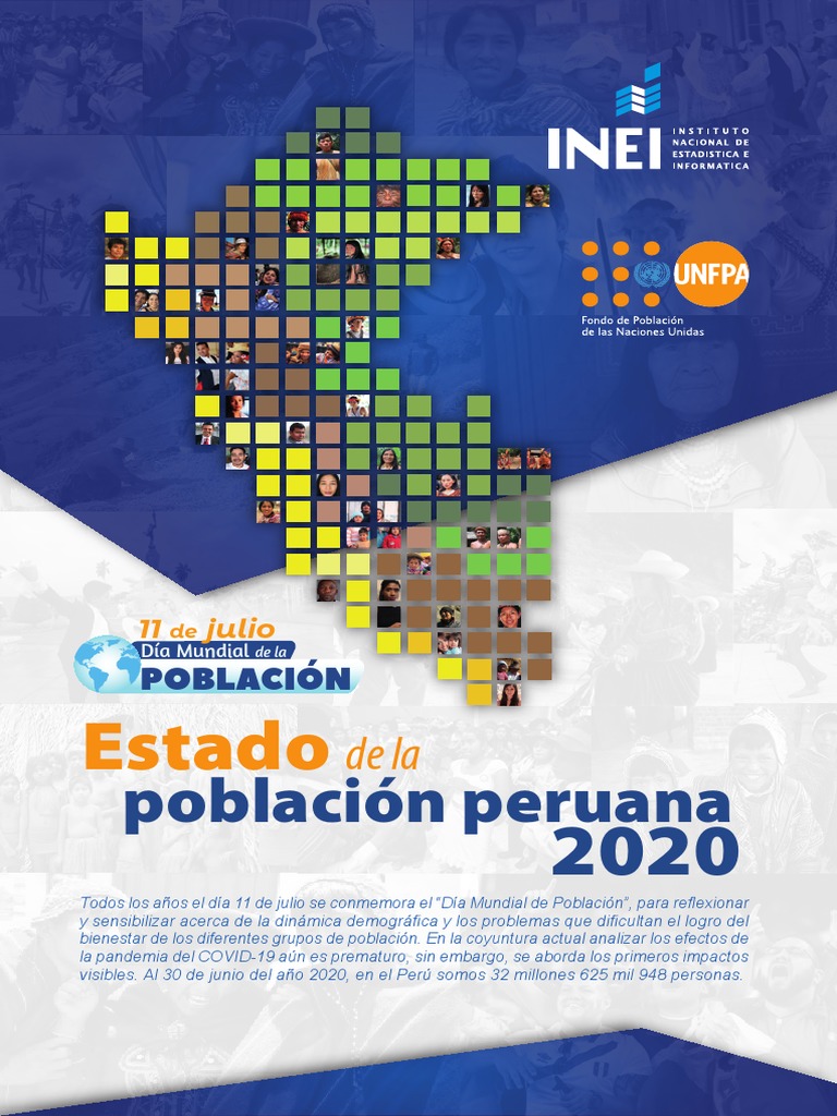 Estado de La Población Peruana 2020 | PDF | Demografía | Población mundial