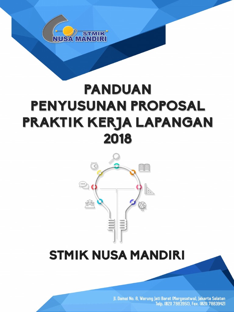 Panduan Proposal Pkl Stmik Nusa Mandiri 2019 Pdf