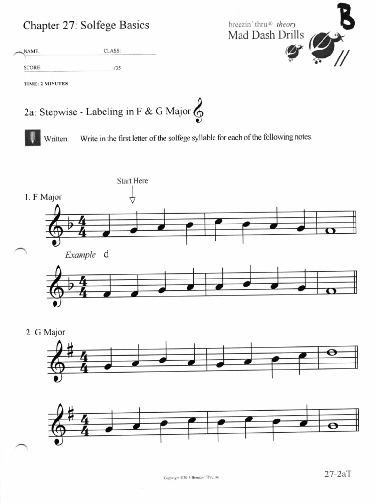 Solfege Basics Dash: Drills | PDF | Musical Notation | Written ...