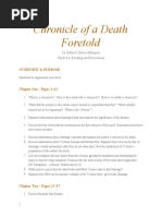 Overview of Chronicle of a Death Foretold | PDF | Gabriel García Márquez