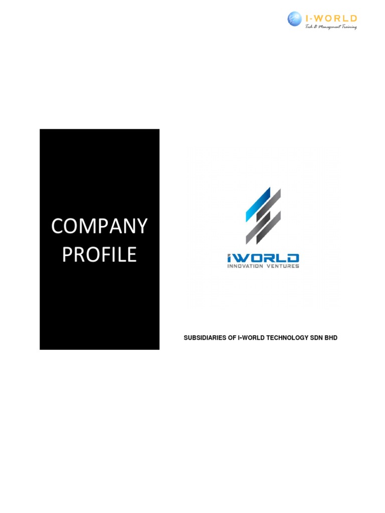 Company Profile: Subsidiaries of I World Technology SDN BHD | PDF ...