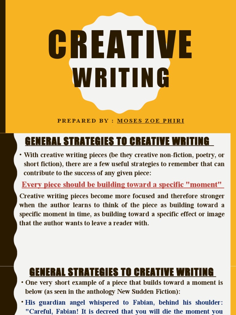 Creative Writing LESSON 2 | PDF | Abstraction
