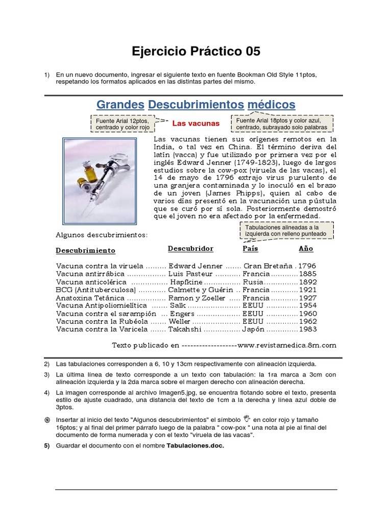 Ejercicio 5 | PDF | Vacunas | Inmunología