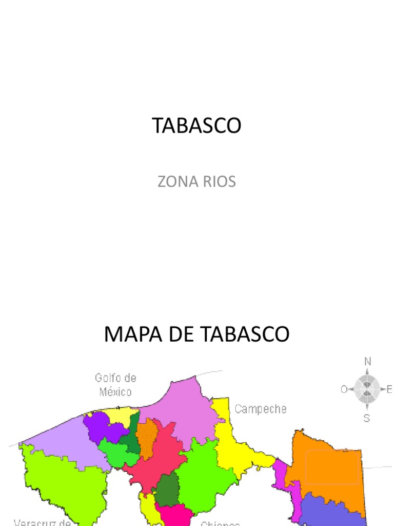 Mapa de Municipios de Tabasco | PDF | Ciencias sociales