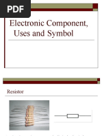 Electronic Components - Functions& Symbols | PDF | Capacitor | Inductor