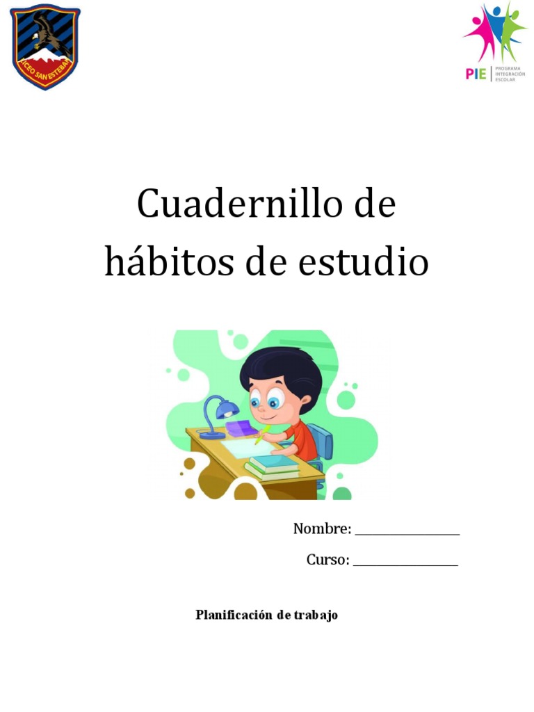 Cuadernillo de Hábitos de Estudio para Adolescentes | PDF | Relaciones ...