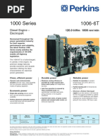 1006-6TA Spec Sheet | PDF | Engines | Turbocharger