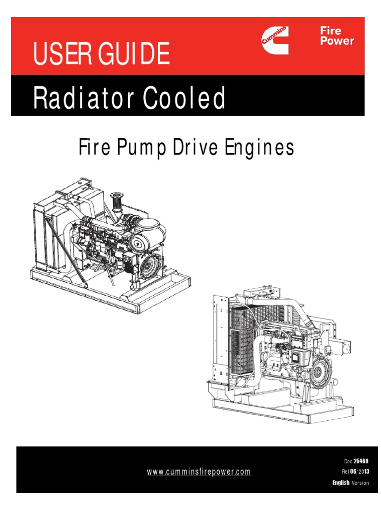 Fire Pump Drive Engines: User Guide Radiator Cool Ed | Download Free ...
