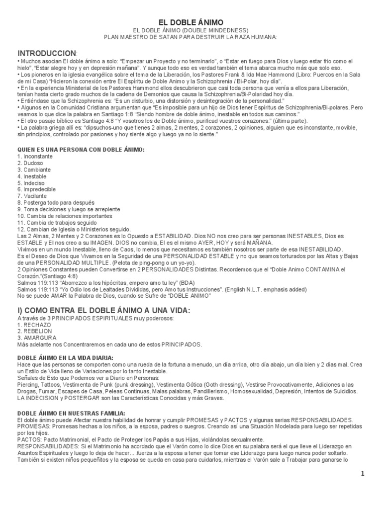 El Doble Animo | PDF | Lujuria | Perdón