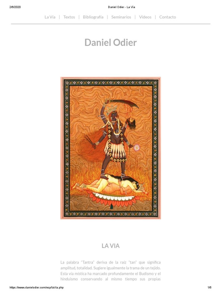 Daniel Odier La Vía Pdf Tantra Yoga