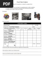 Rubric For Recycled Materials Project | PDF