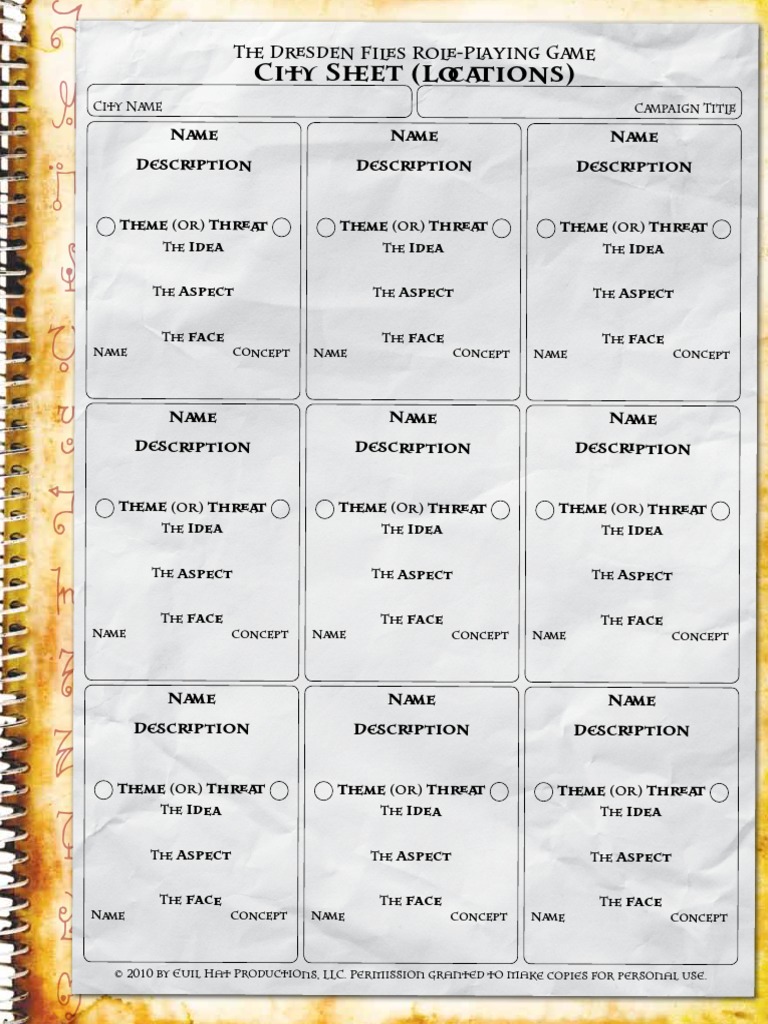 Dresden Files RPG - Core Vol 1 - Your Story | PDF