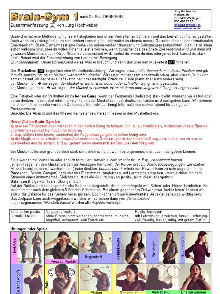 Brain Gym | PDF